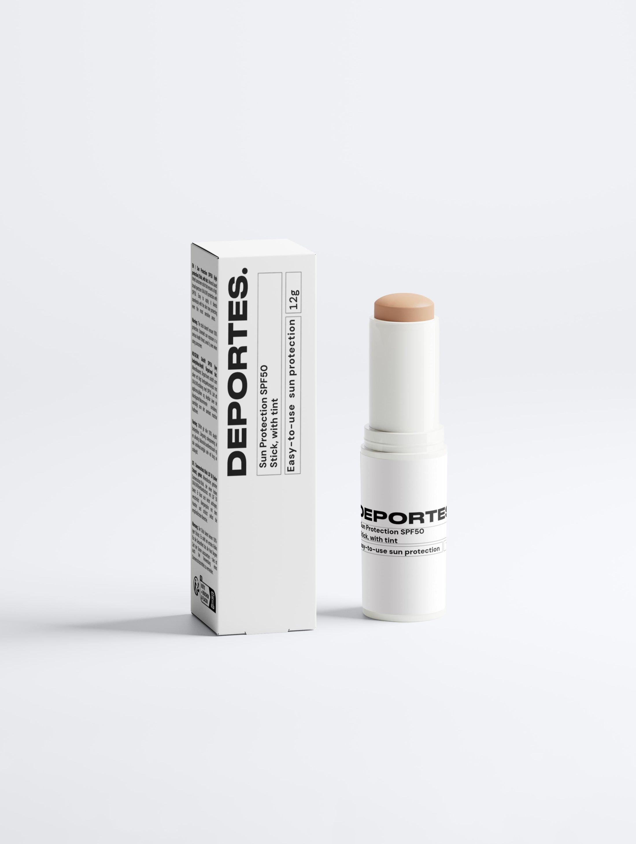 Sun Protection SPF50 Stick, with tint – Deportes Men Skincare